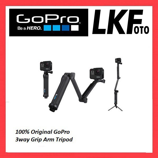 GoPro 3-Way(ORIGINAL BOX IS SEALED) | Shopee Malaysia