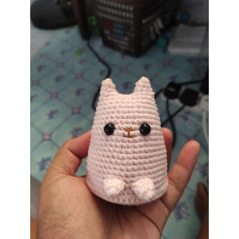 Amigurumi Dumpling cat keychain | Shopee Malaysia