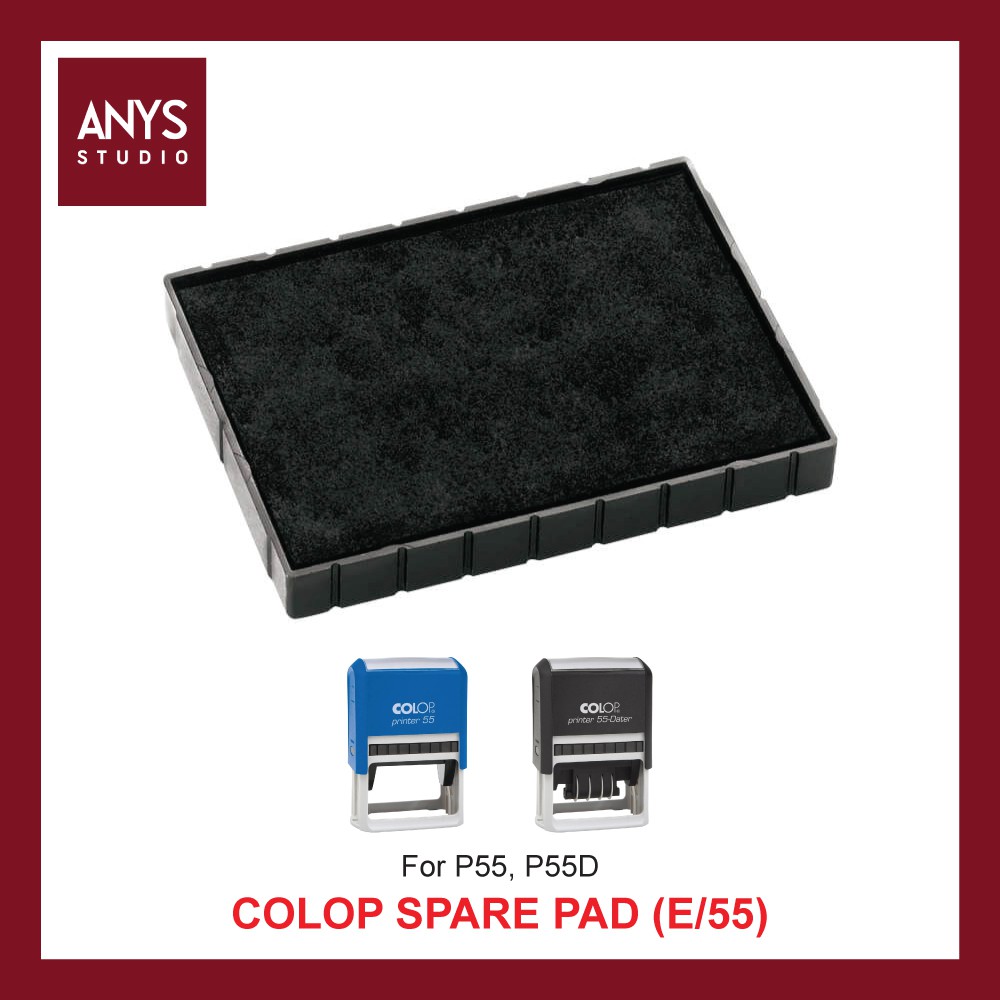 COLOP (E/55) Spare Ink Pad for Printer 55, Printer 55-Dater Self-Inking ...