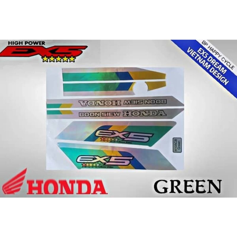 Honda EX5 Sticker 2022 Vietnam design | Shopee Malaysia