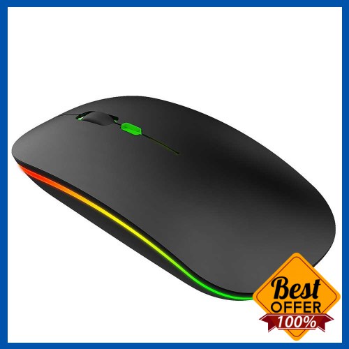 M40 Ultra-thin Wireless Mouse 2.4G Rechargeable Wireless Silent Mouse ...