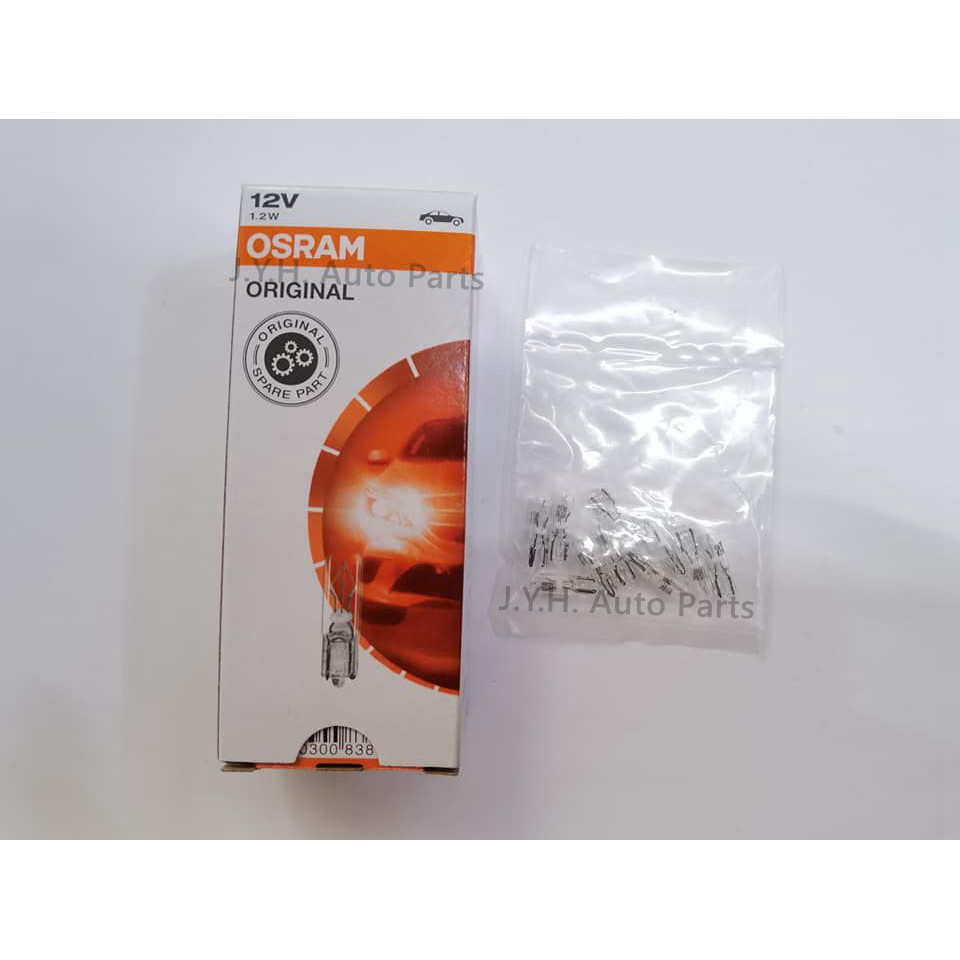 Original Bulb T5 12v1.2w/T6.5 12v 14v 3w Meter Bulb Aircond Panel Bulb（1PCS） | Shopee Malaysia
