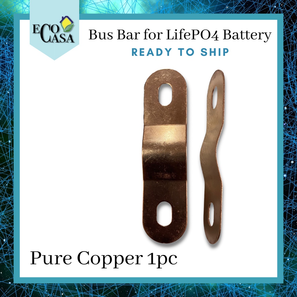 COPPER BUSBAR (LIFEPO4 102AH CELL COMPATIBLE) FOR LITHIUM IRON PHOSPATE ...