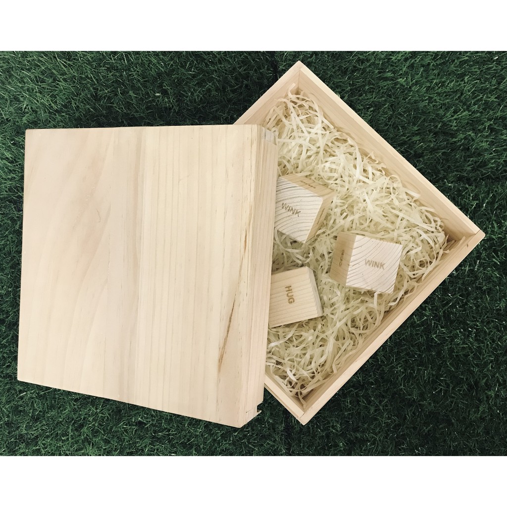 Wooden Storage & Gift Box (Pine Wood) 220mm * 220mm & Custom Available ...