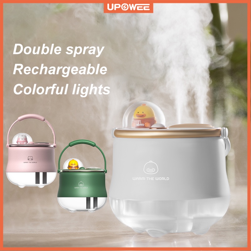 【CLEARANCE】Portable Humidifier Wireless Dual Sprayer Air Humidifier ...