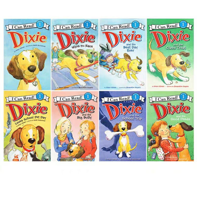 (8 books) I Can Read Level 1 : Dixie | Shopee Malaysia