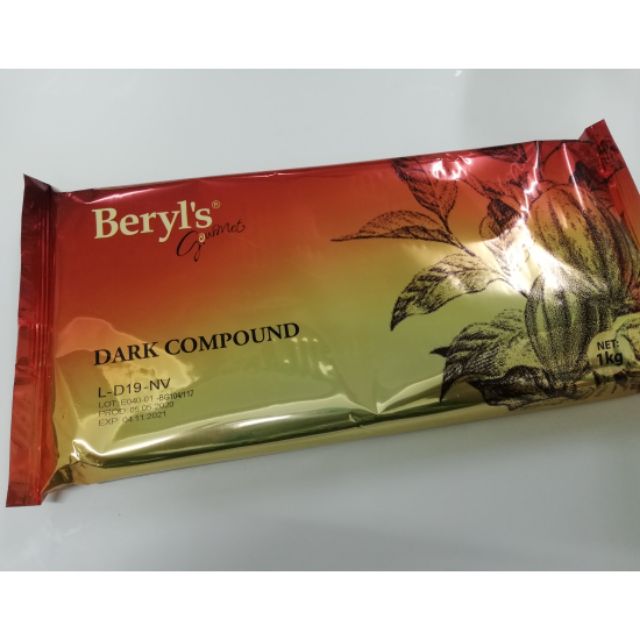 [NEW STOCK] Beryl's DARK Compound Bar 1kg | Shopee Malaysia