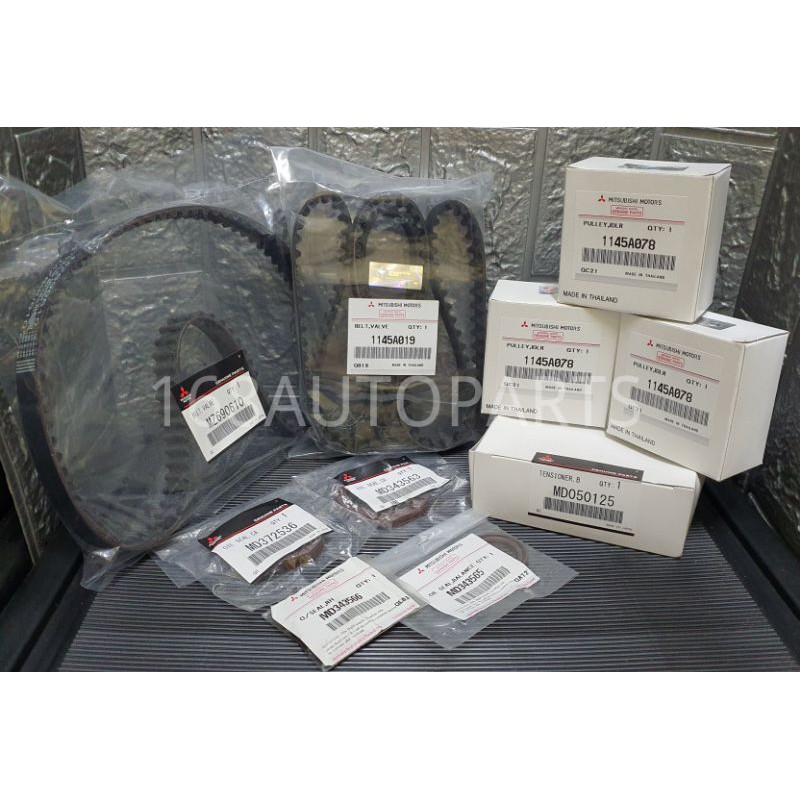 Original Mitsubishi Timing Belt Kit SET 1145A019 Triton Pajero Sport ...