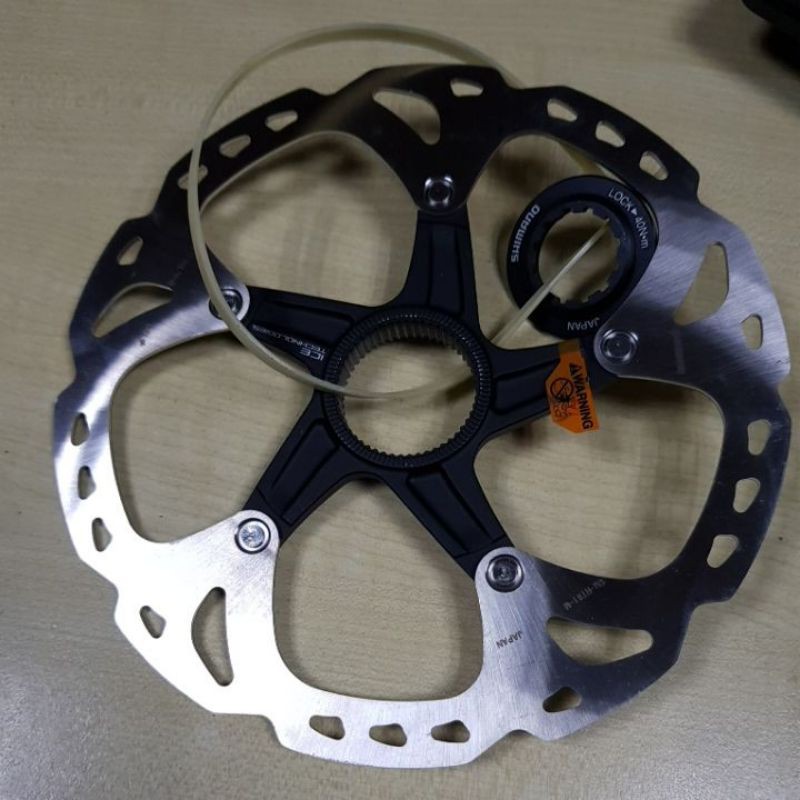 Shimano rotor SM-RT81-M center lock xt ice tech 180mm | Shopee Malaysia