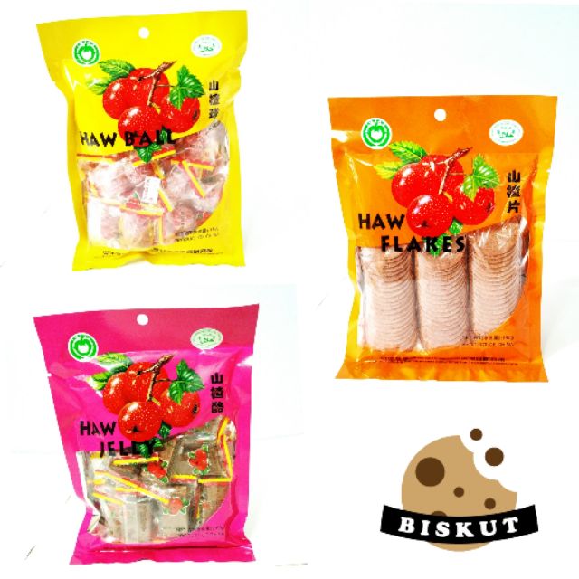Haw Flakes / Haw Ball / Haw Jelly 160g 山楂片 | Shopee Malaysia