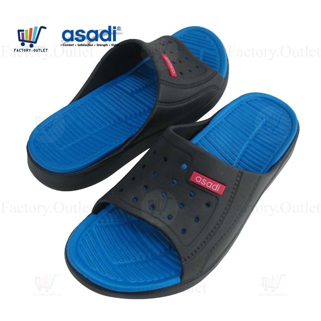 Asadi Unisex Sandals (MJA-14132 BLACK/BLUE) | Shopee Malaysia