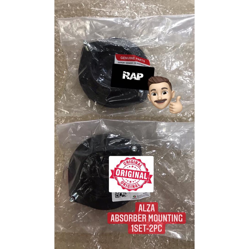 PERODUA ALZA FRONT ABSORBER MOUNTING (1SET-2PC) (100%ORIGINAL) | Shopee ...