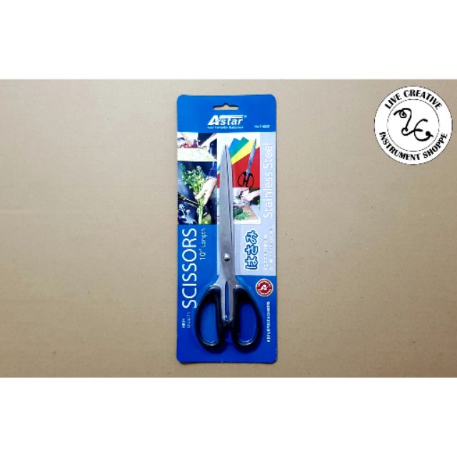 ASTAR EXTRA LARGE Stainless Steel Scissors - 10 Inch (S6020) | Shopee ...