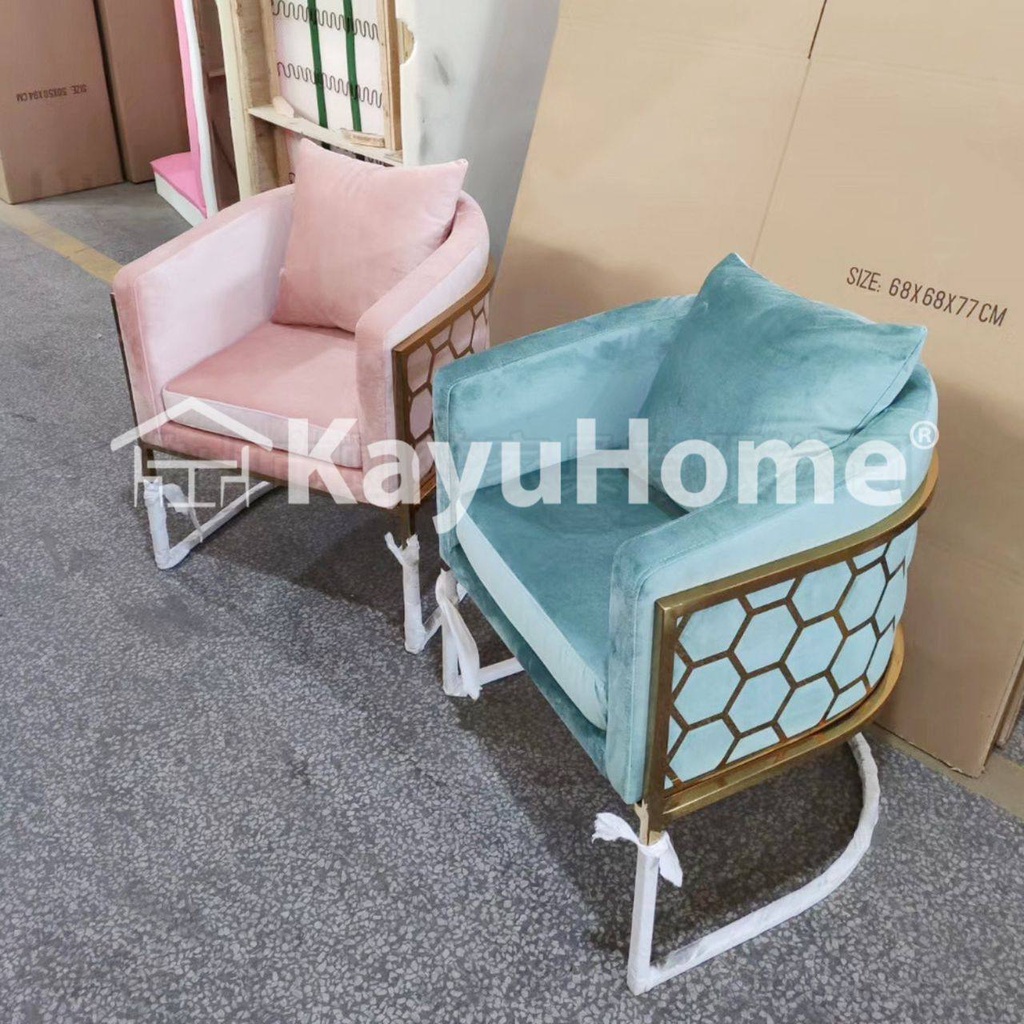 High Quality Honey Bee Sofa Fabric Seater Sofa 1 Seater | Shopee Malaysia
