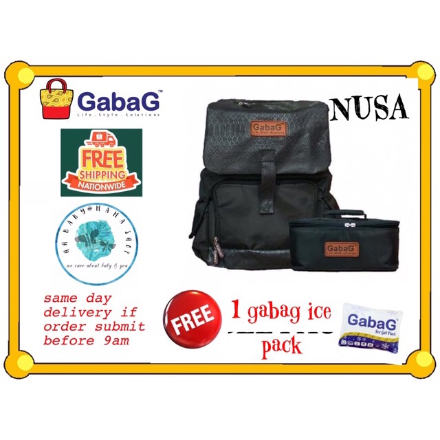 GABAG INFINITE SIRIES-GABAG NUSA + 🎁free gabag ice pack🎁 | Shopee Malaysia