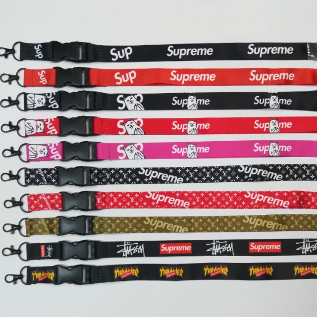 Supreme Smooth Silky Print Series Lanyard Id Tag | Shopee Malaysia