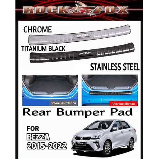 Perodua Bezza 2015 - 2022 Rear Bumper Guard Steel Protector Guard ...