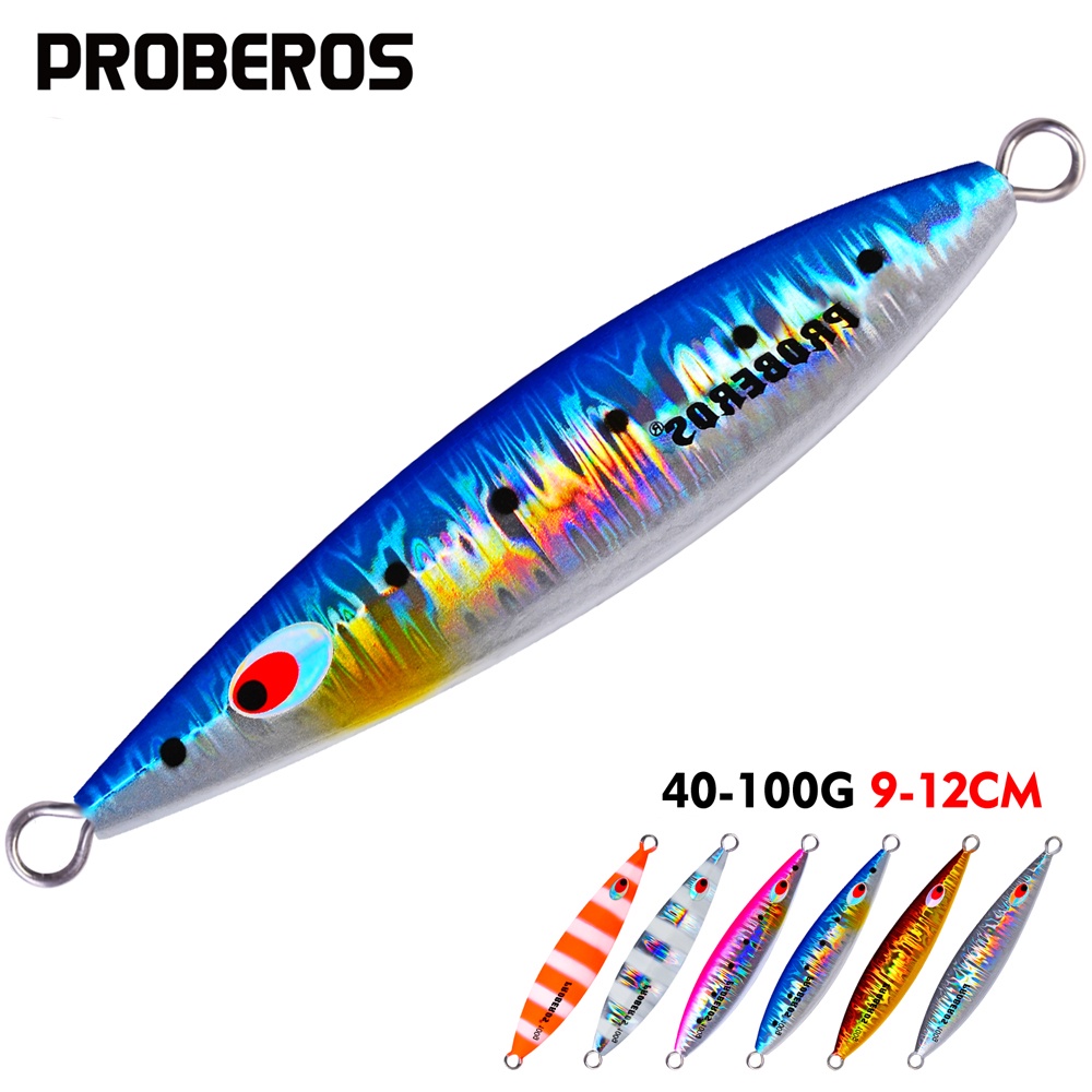 PROBEROS 1PC Metal Lead Lure 40g-60g-80g-100g Artificial Fish Lures ...