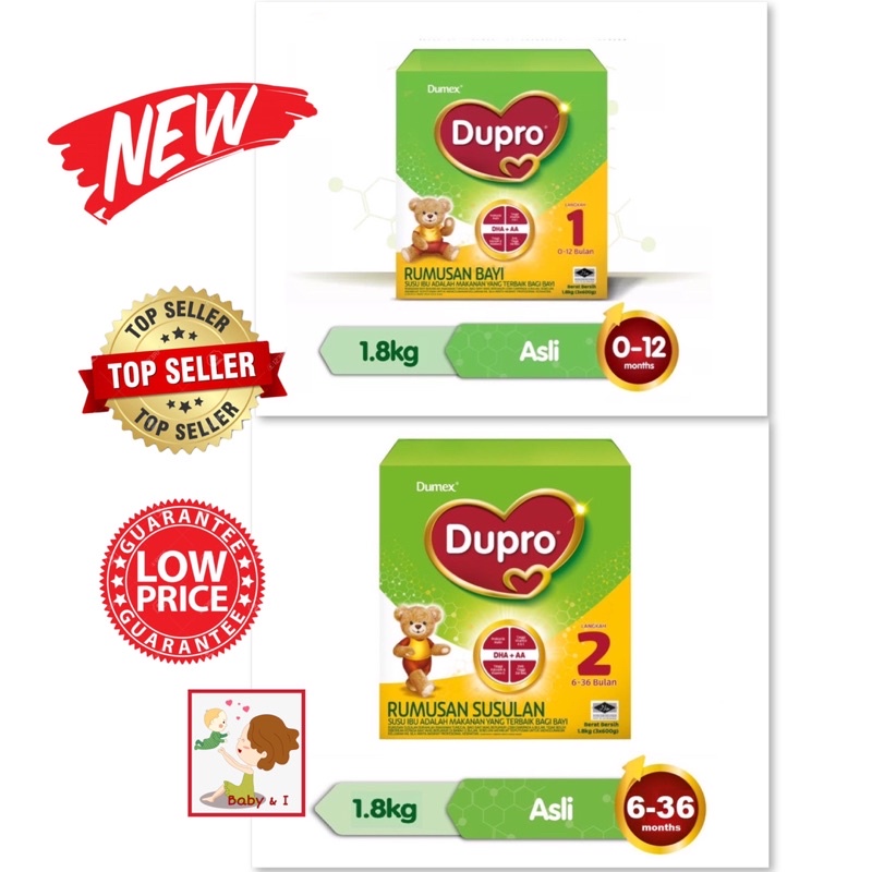 Dumex Dupro Infant Step 1 / Step 2 x 1.8kg | Shopee Malaysia