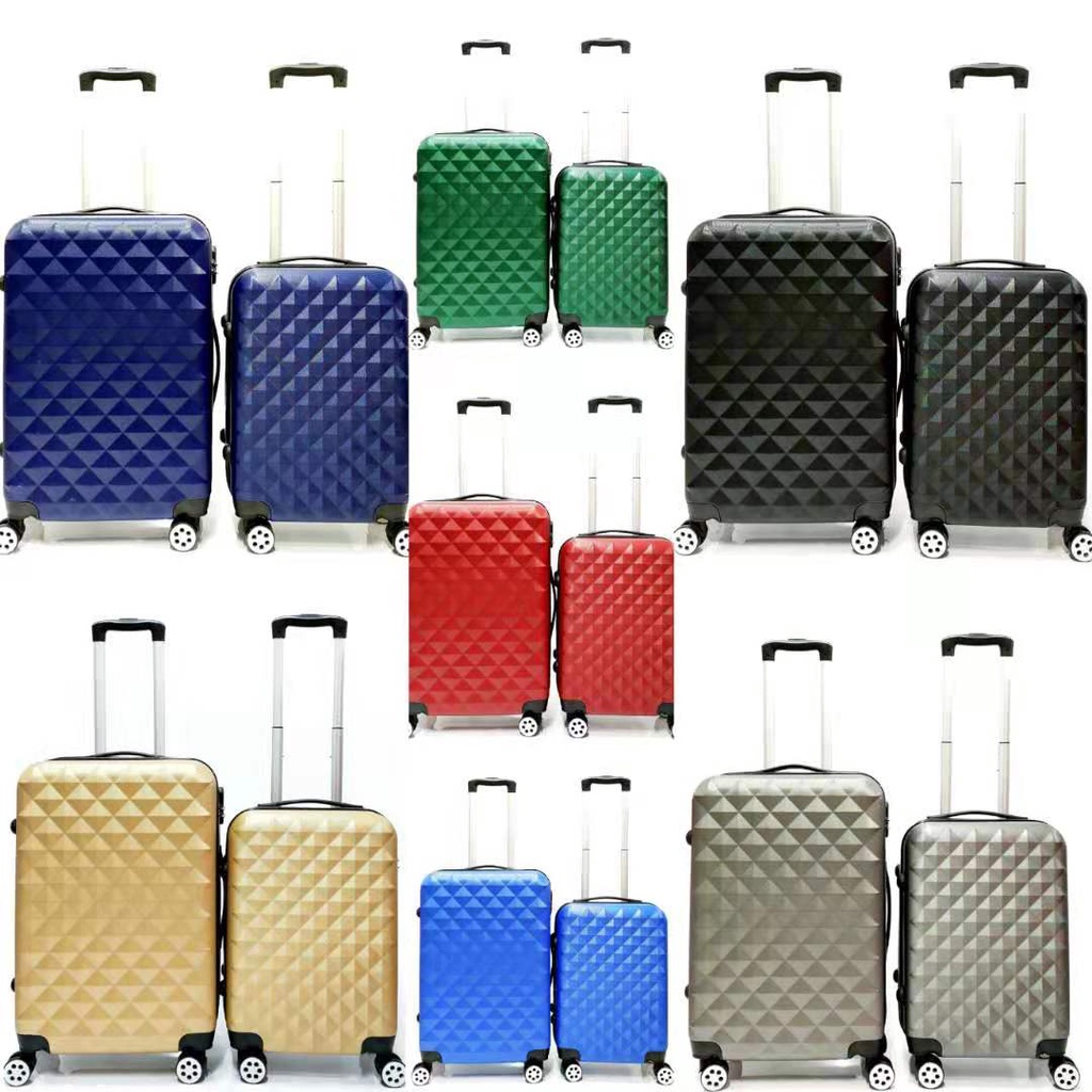 DIAMOND 20INCH 24INCH ABS TRAVEL LUGGAGE SUITCASE BAG/BEG BAGASI DESIGN ...