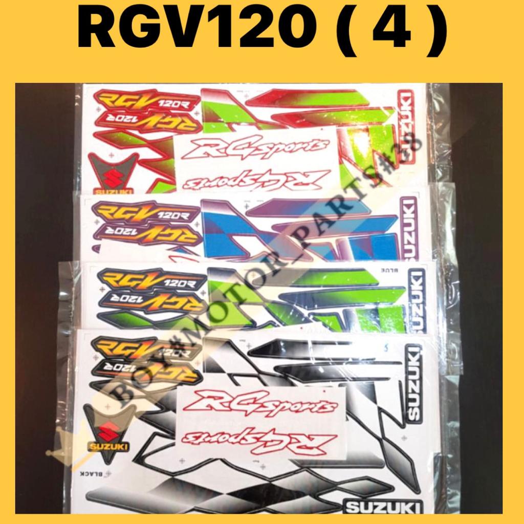 SUZUKI RGV STICKER (4) // RG SPORT SPORTS DREAM RGV120 RGV 120 BODY ...