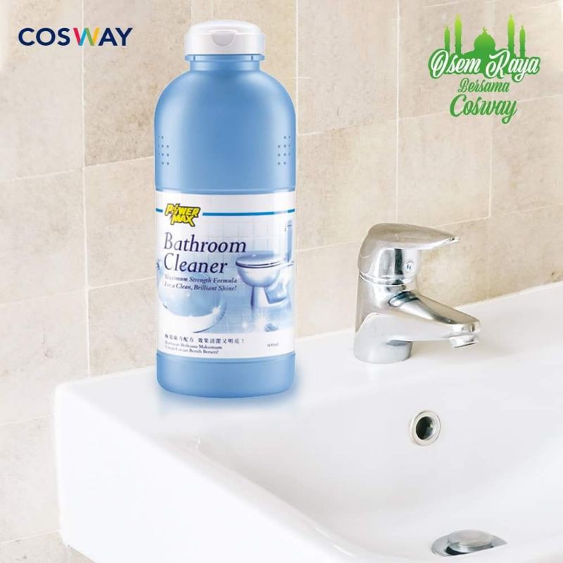 (Promotion Combo Pack 2 Botol) Cosway PowerMax Bathroom Cleaner 600ml ...