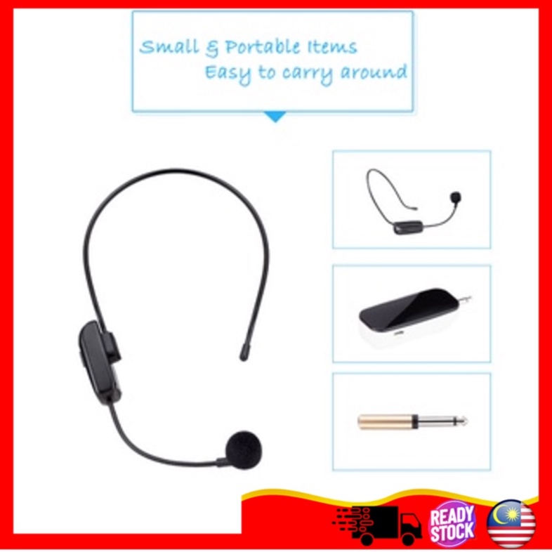 UHF Wireless Headset Microphone | Shopee Malaysia