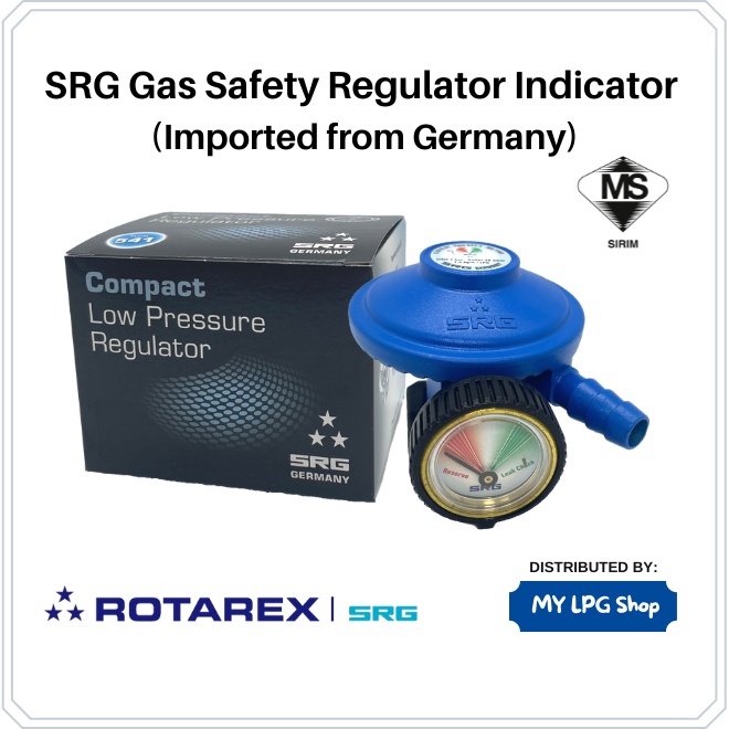 SRG Safety Gas Regulator Indicator l 541-110 l SIRIM Certified l ...