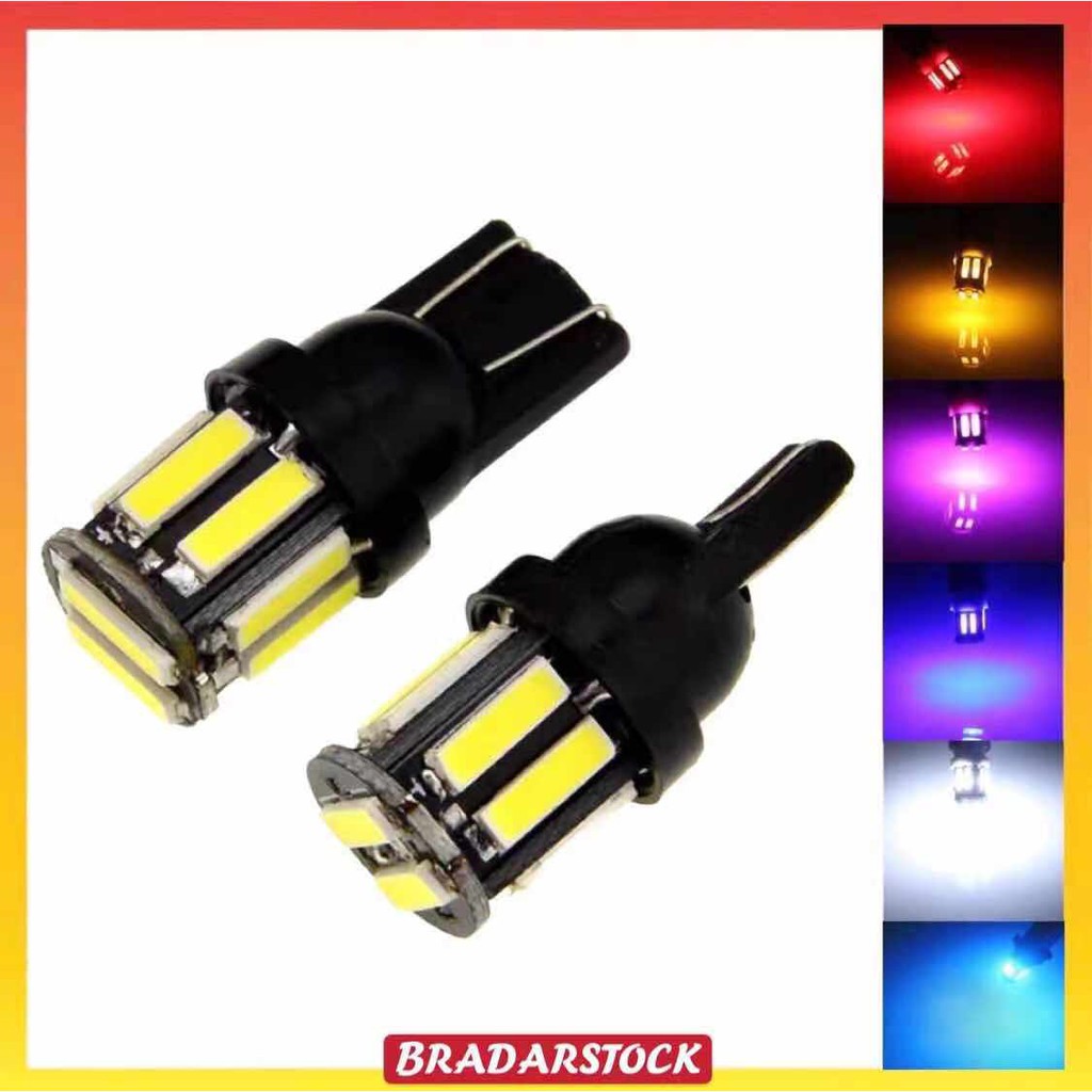 LED T10 10SMD Bulb Lampu Kecil Small Lamp Car Kereta Axia Bezza Myvi ...