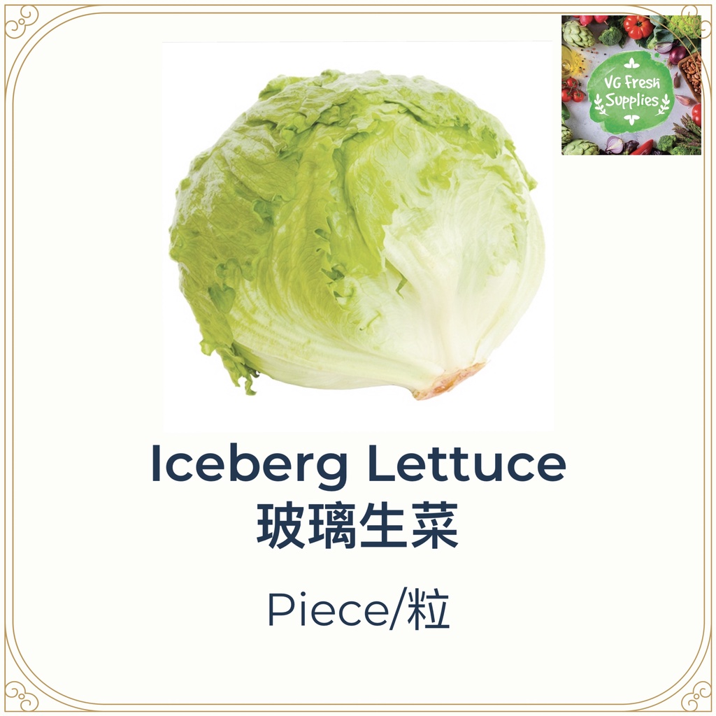 Iceberg Lettuce/Salad Bulat/玻璃生菜/Piece | Shopee Malaysia