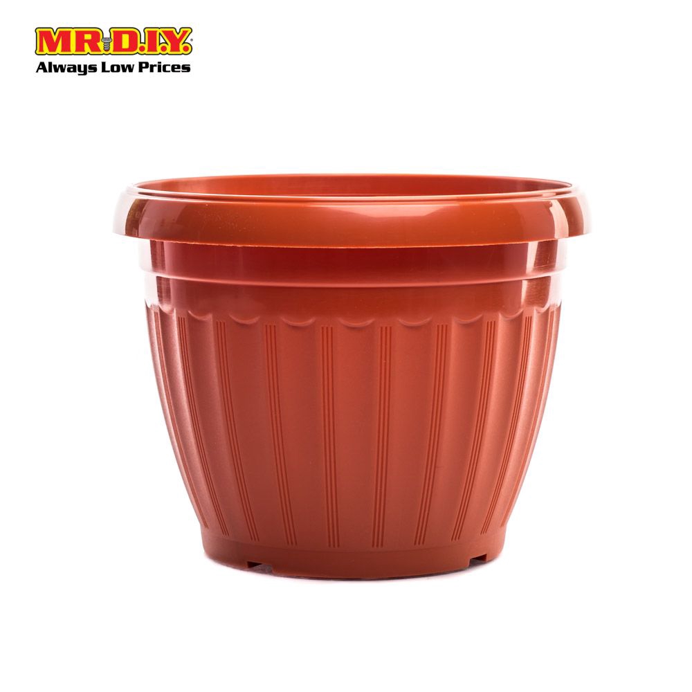 ELIANWARE Plastic Round Flower Pot (19cm x 16cm) | Shopee Malaysia