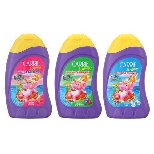 CARRIE JUNIOR WASH (POUCH) CHEEKY CHERRY/DOUBLE MILK/JOYFUL GRASPBERRY ...