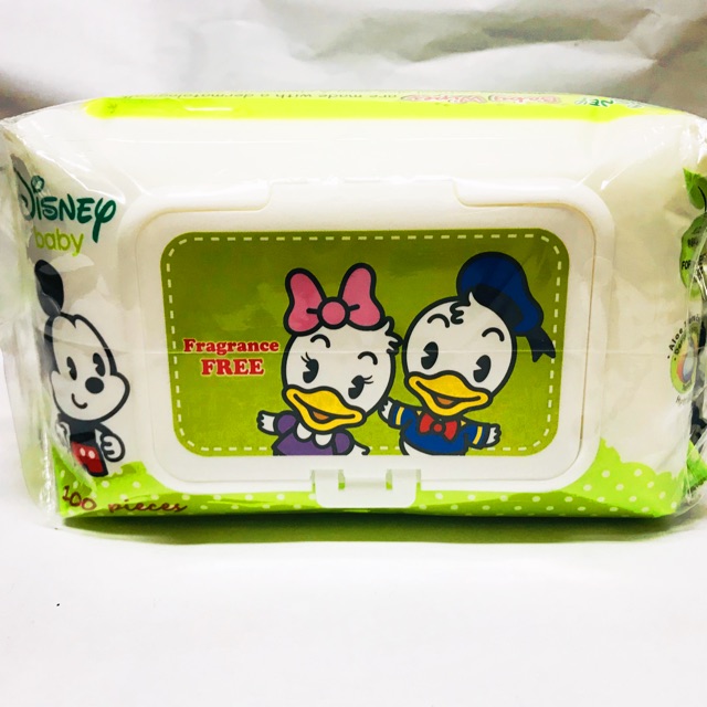 DISNEY Baby wipes 100 x 2 ( Fragrance Free ) | Shopee Malaysia