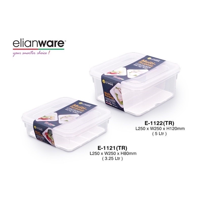 Elianware E-1121 (TR) E-1122(TR) Transparent Clear Multipurpose ...