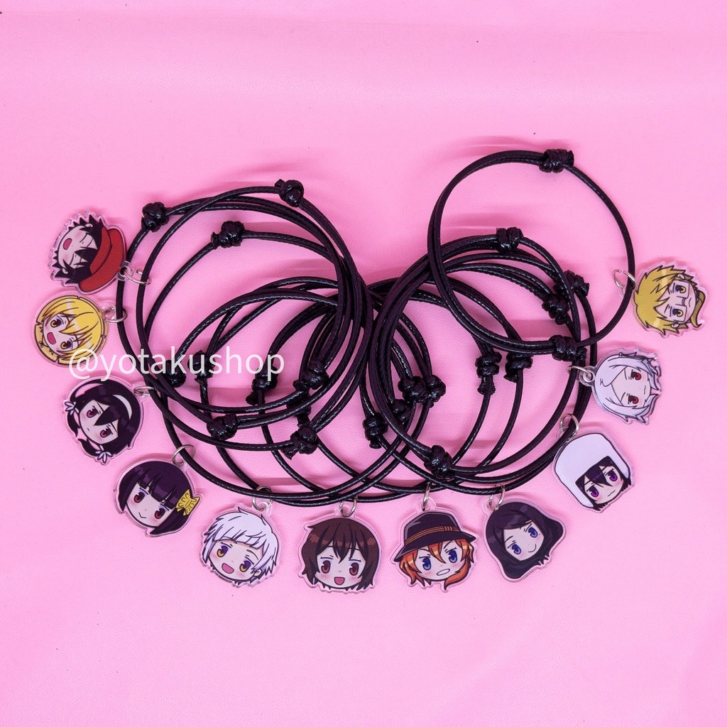 Bungou Stray Dogs Single Charm Anime Fanmerch Bracelet BC07 Series 1 ...