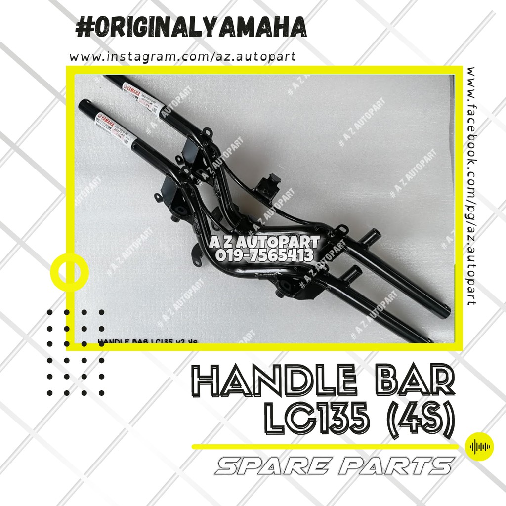( ORIGINAL YAMAHA ) HANDLE BAR LC135 v2 - v6 ( 4s/5s ) | Shopee Malaysia