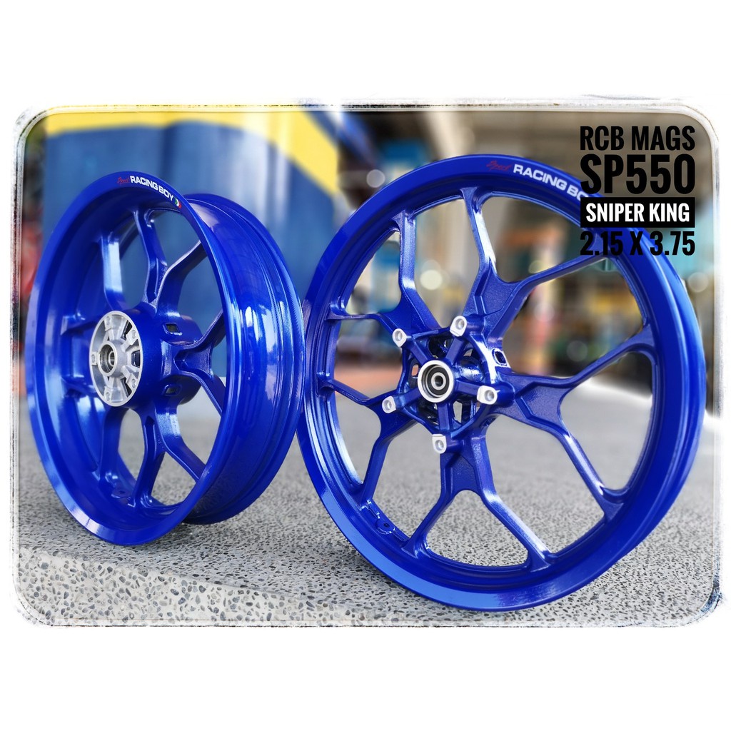 SPORTRIM RCB SP550 Y15ZR 2.15/3.75 BLUE / BLACK ORIGINAL RACING BOY Y15 ...