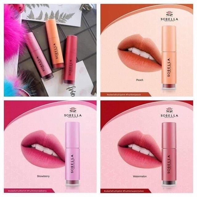LIPTINT SOBELLA FRUIT TINT - 💯% ORIGINAL | Shopee Malaysia