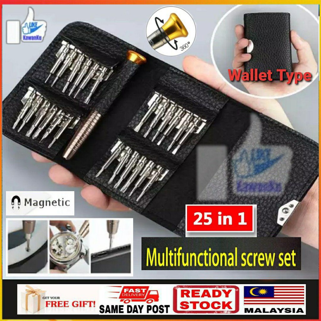 (Fast Shipping) 25 In 1 Screw Precision Torx Screwdriver Repair Watch ...
