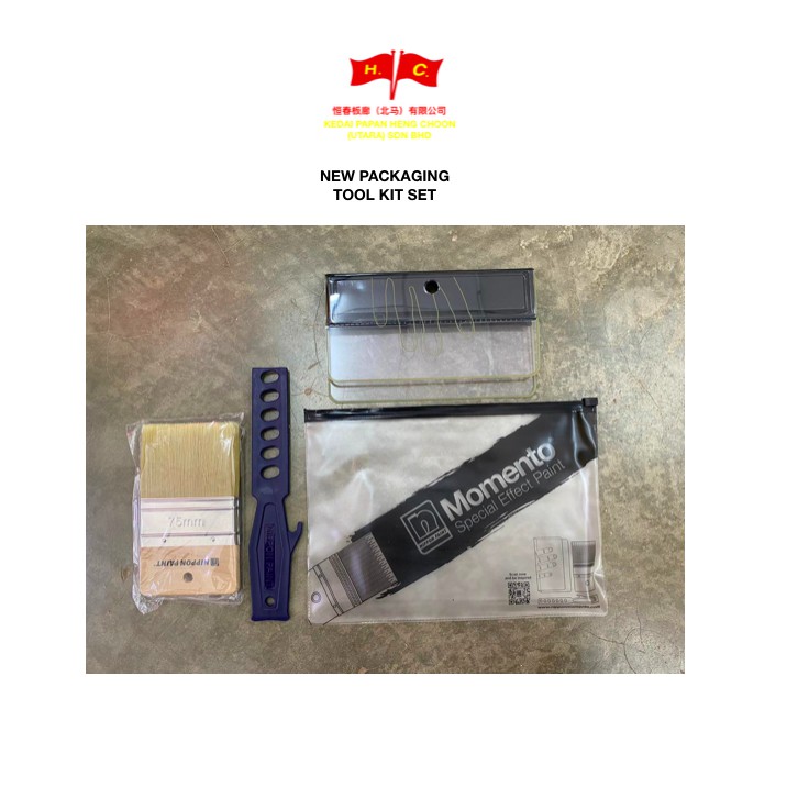 NIPPON PAINTS MOMENTO TOOL KIT/ COMPLETE SET (READY STOCK) | Shopee ...