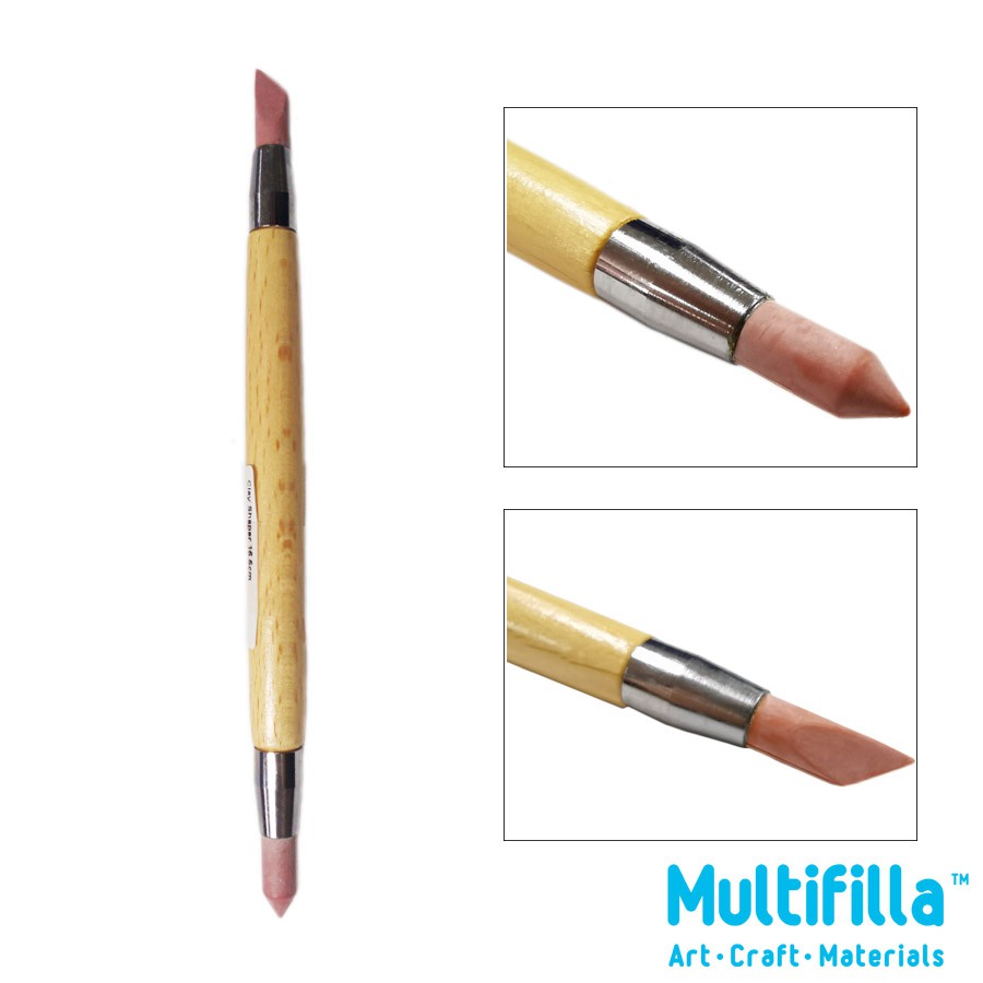 Clay Shaper - Dual Profile Rubber Clay Sculpture Tool | Shopee Malaysia