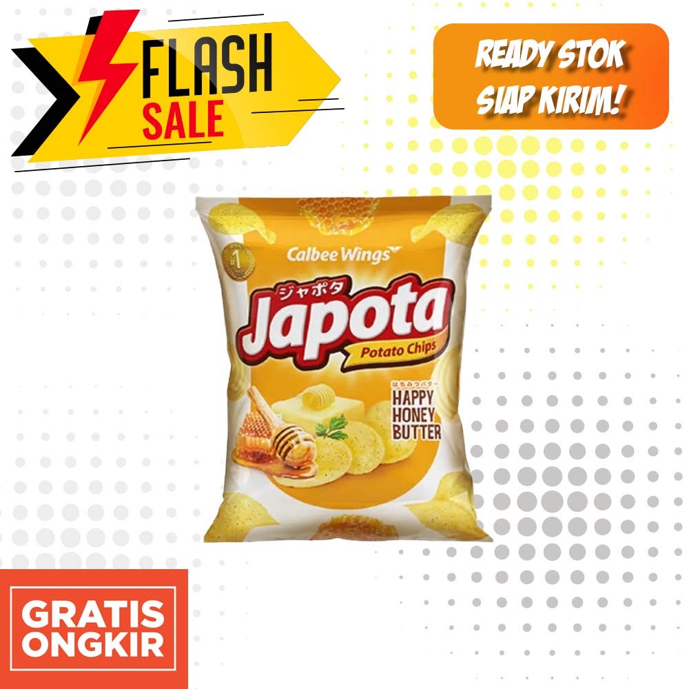 Japota Snack Potato Chips Happy Honey Butter 68 Grams / Snacks | Shopee ...