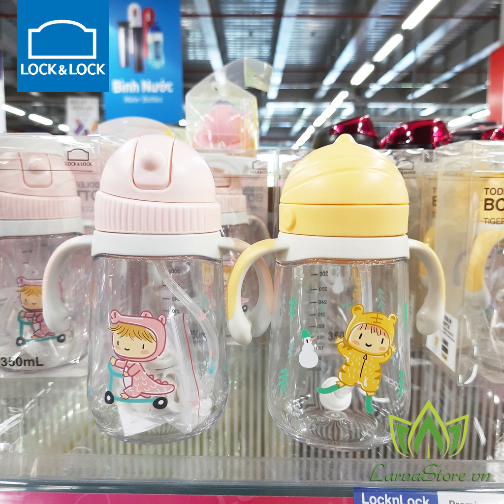 Anti-choking Water Bottle with Straw Lock&Lock Extremely Safe Tritan ...