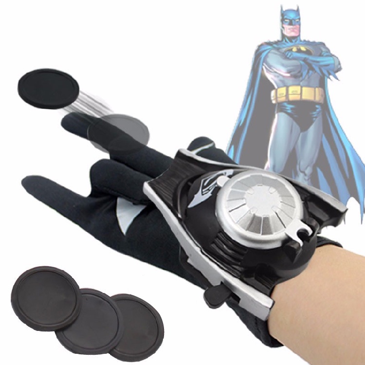 Superheroes Glove Launcher Toys Disc Shooter Wrist Blaster Transmitter ...