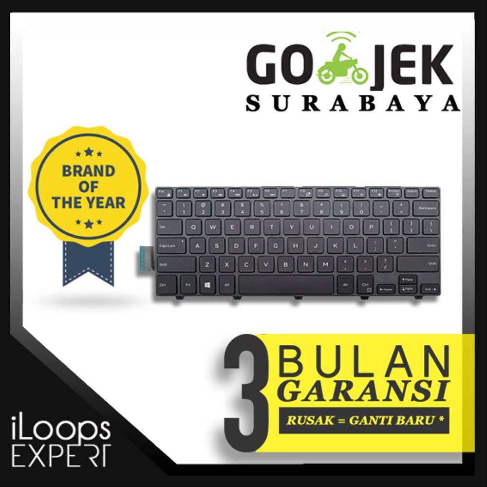 Dell Inspiron 14-3000 14-3441 14-3442 14-3446 Laptop Keyboard | Shopee ...