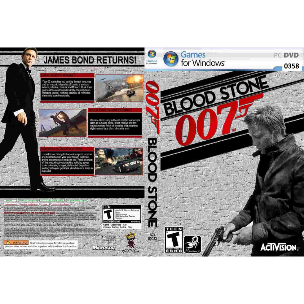 (PC) James Bond 007 - Blood Stone | Shopee Malaysia