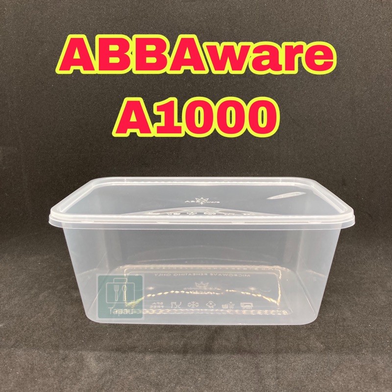 TAPAU - A1000 ABBA ware / CB A1000 / 1000cc Rectangular Disposable ...