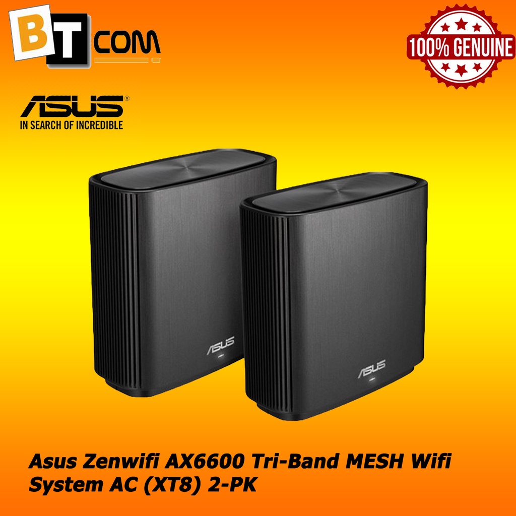 Asus Zenwifi AX6600 Tri-Band MESH Wifi System AC (XT8) 2-PK | Shopee ...