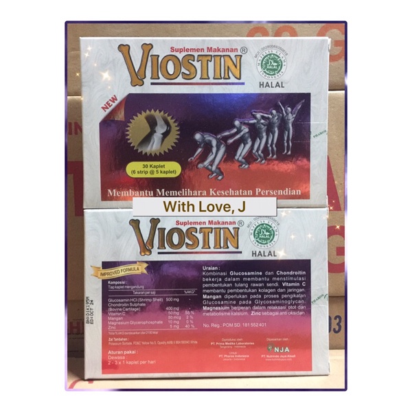 HALAL VIOSTIN - JOINT SUPPLEMENT (30 CAPLETS) | Shopee Malaysia