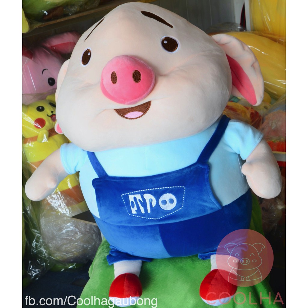 Pig teddy bear sits 50cm (real picture) | Shopee Malaysia